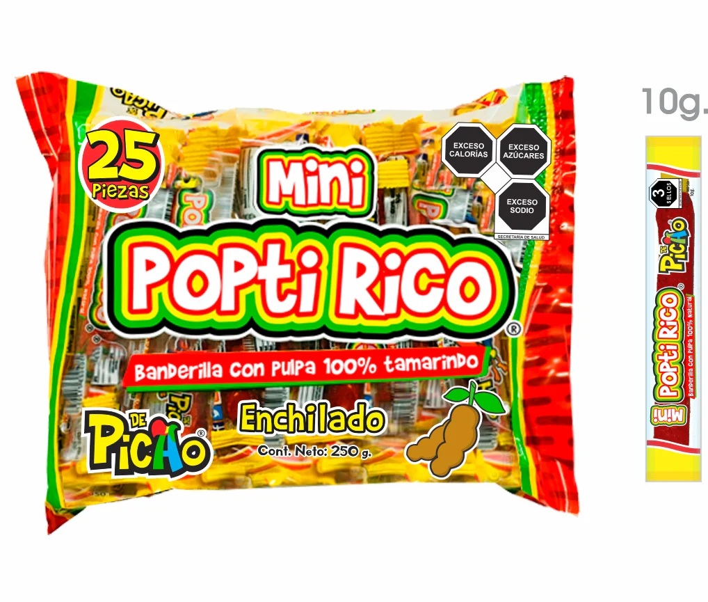 MINI POPTI RICO Tamarindo - PICAO 25 banderillas | www.tricsa.com